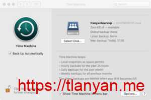 配置samba作为苹果电脑time machine的备份硬盘 - tlanyan