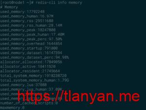 几个查看Redis内存信息的命令 - tlanyan